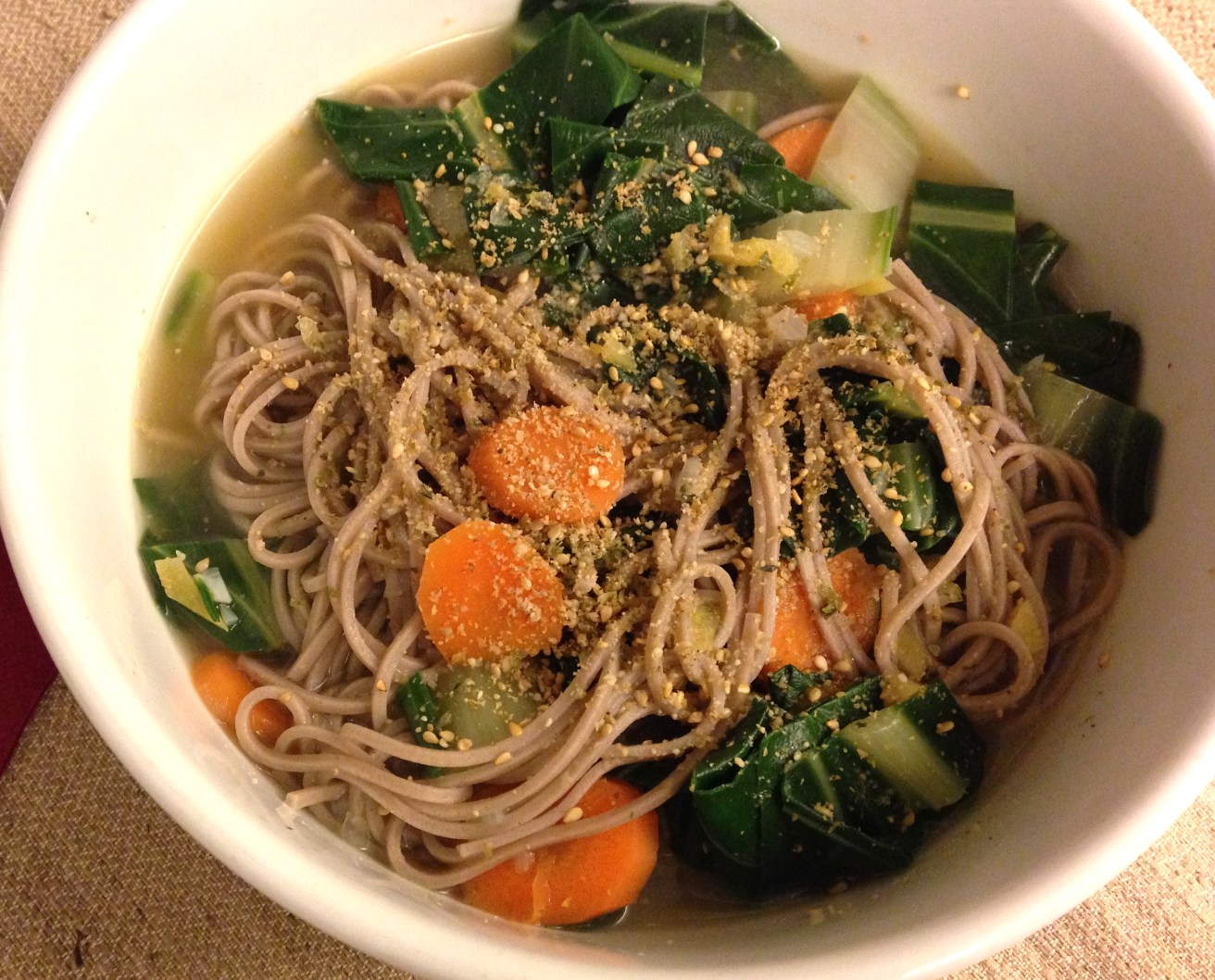 Soba-noodle soup